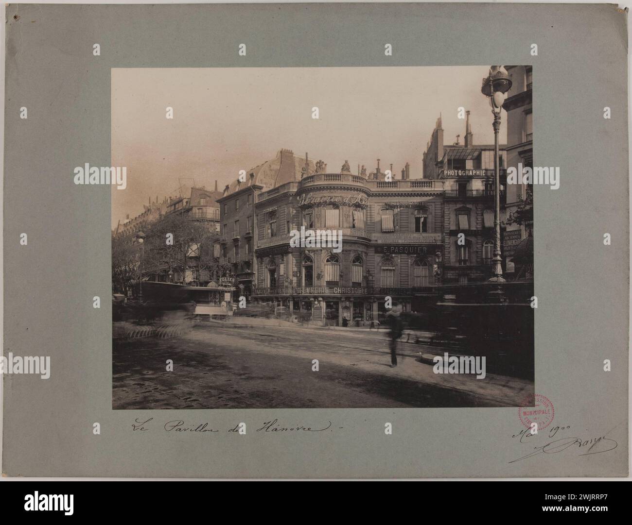 Barry, Jean. The Hanover pavilion. "Building facade, boulevard des ...