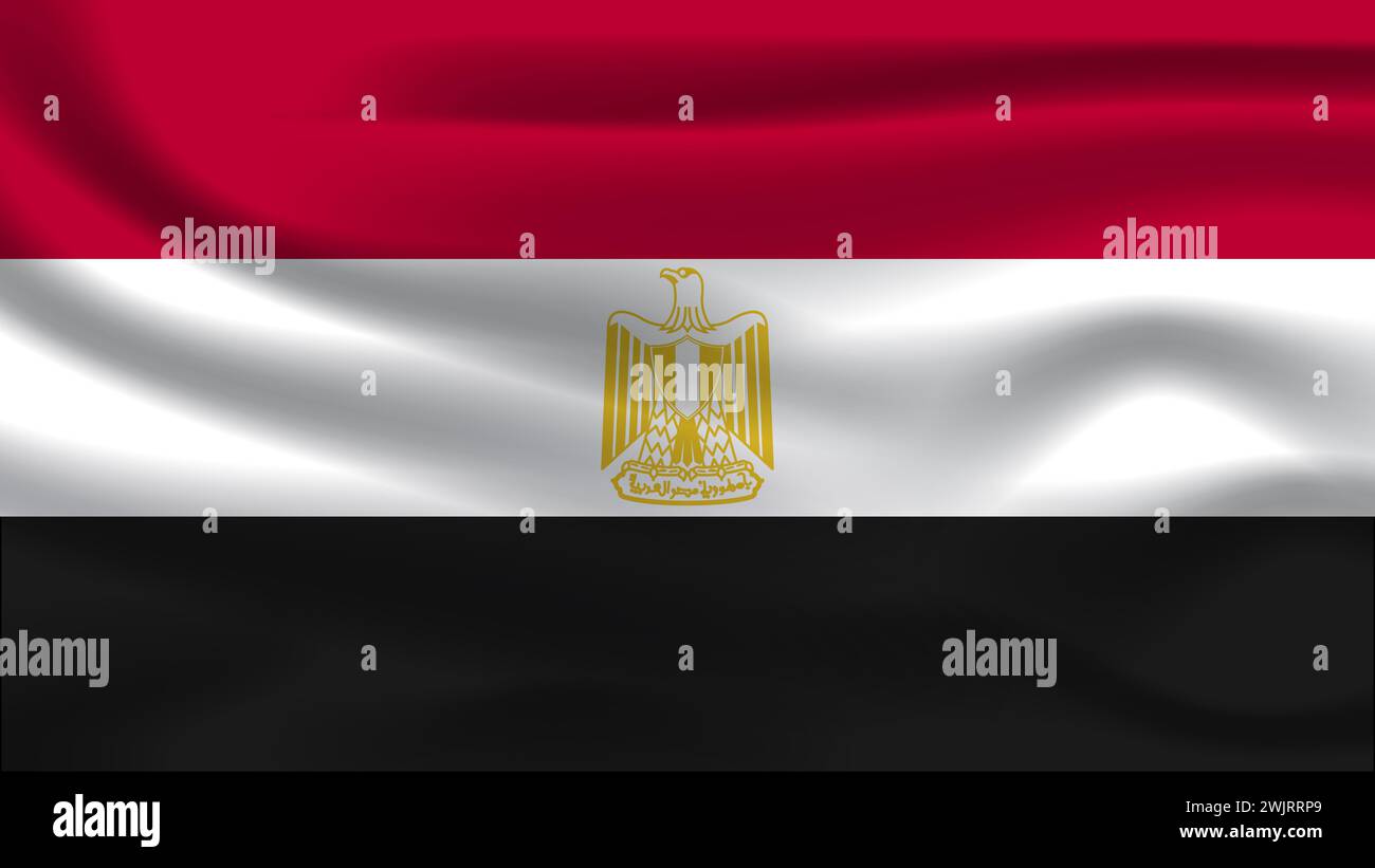 nation flag sign symbol country of Egypt Stock Photo - Alamy