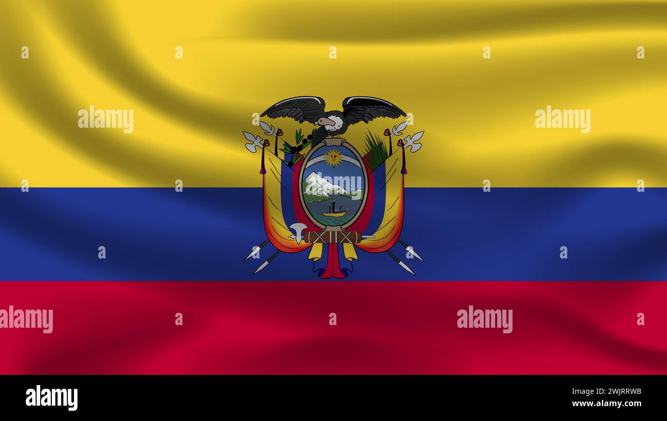 nation flag symbol of ecuador Stock Photo - Alamy