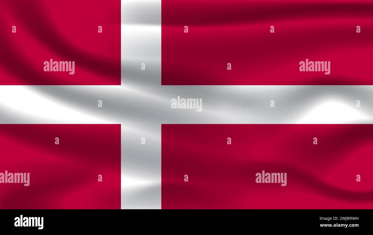 nation flag symbol of denmark Stock Photo - Alamy