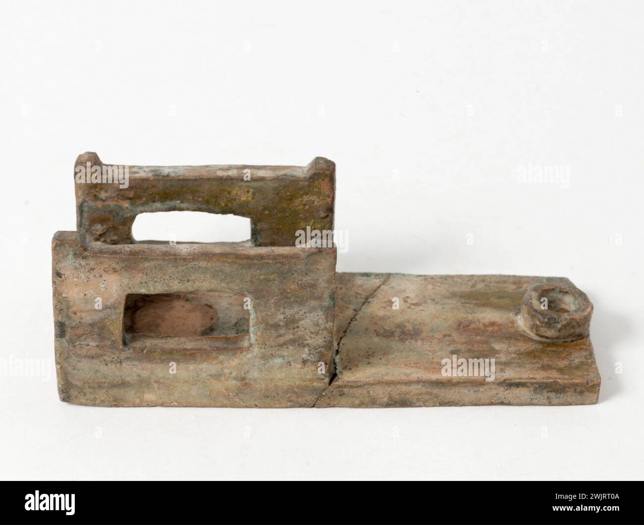 Mingqi: Grain plague ". Terracotta with green lead glaze. Han dynasty ...