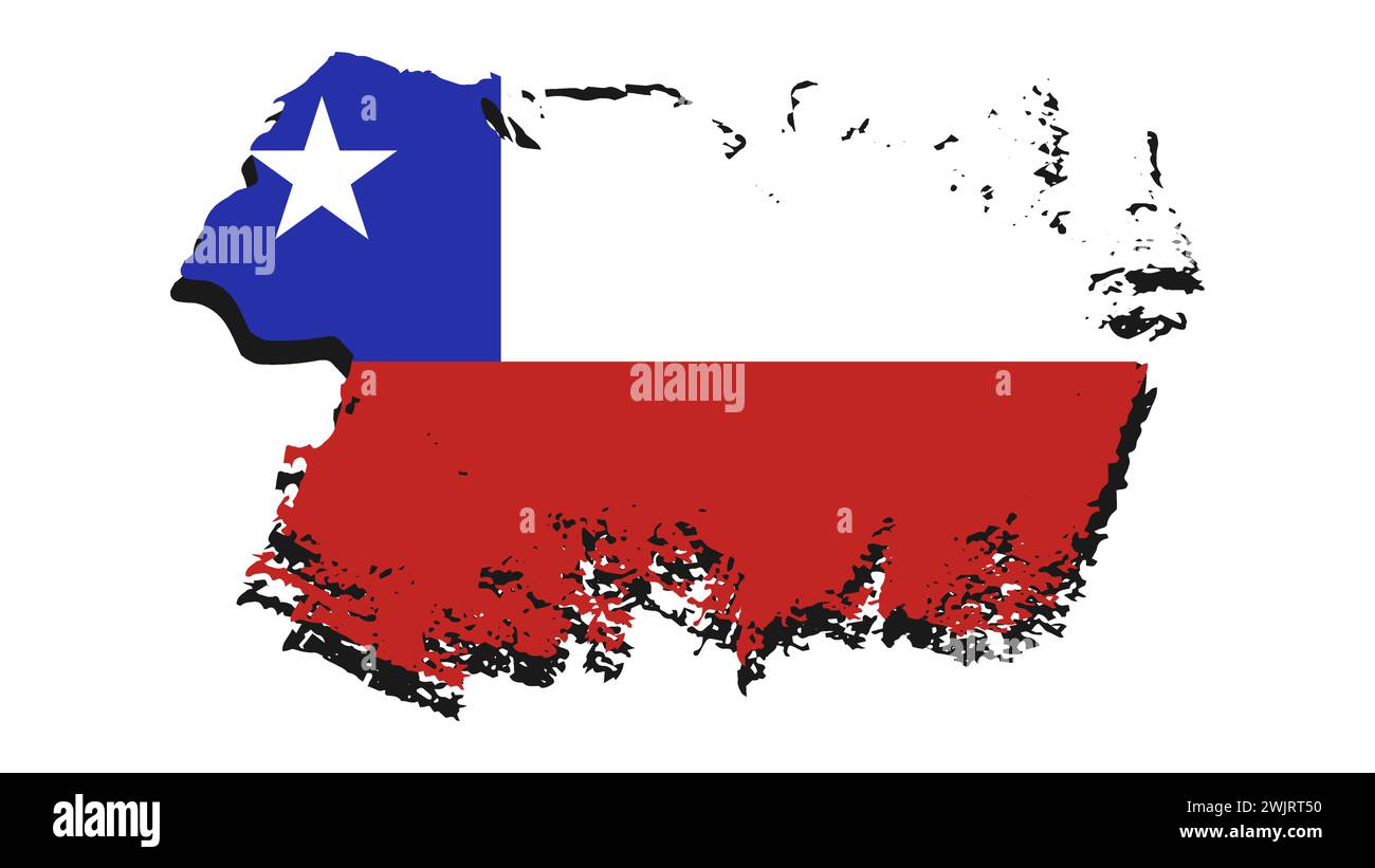 Official vector flag chile Cut Out Stock Images & Pictures - Alamy