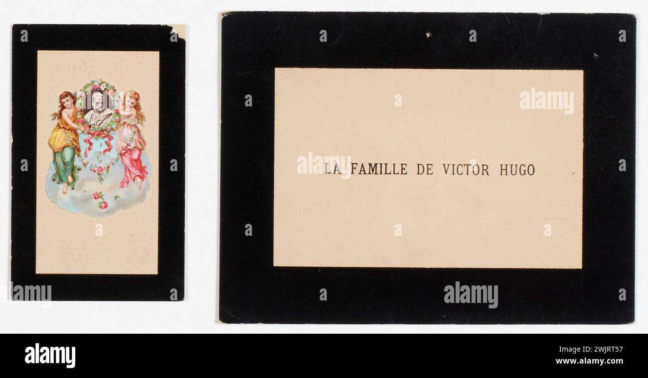 Anonymous, invitation card for the funeral of Victor Hugo (dummy title ...