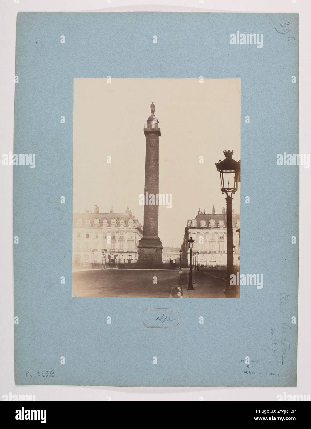 The demolition of the vendome column hi-res stock photography and ...