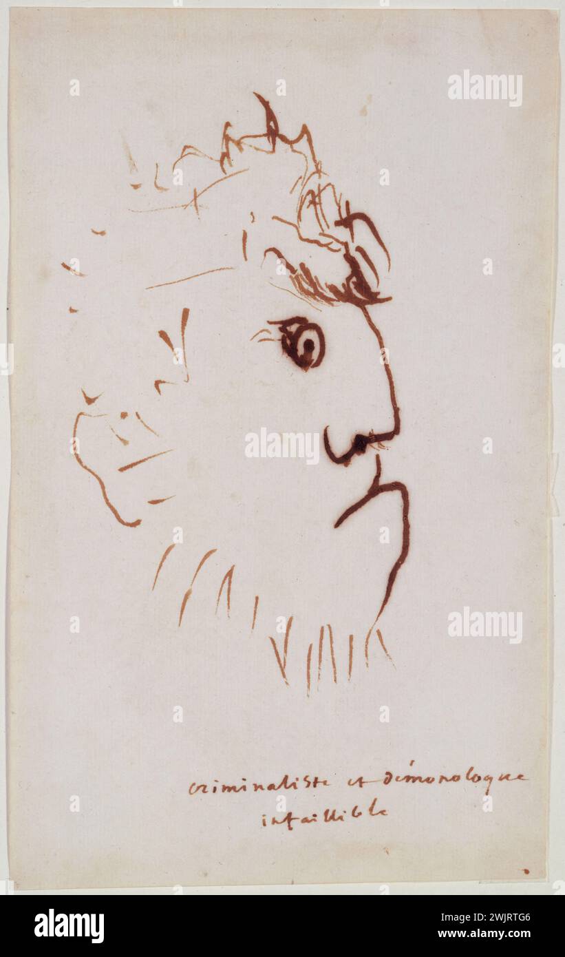 Victor Hugo (1802-1885). "The poem of the witch", series "The judges ...