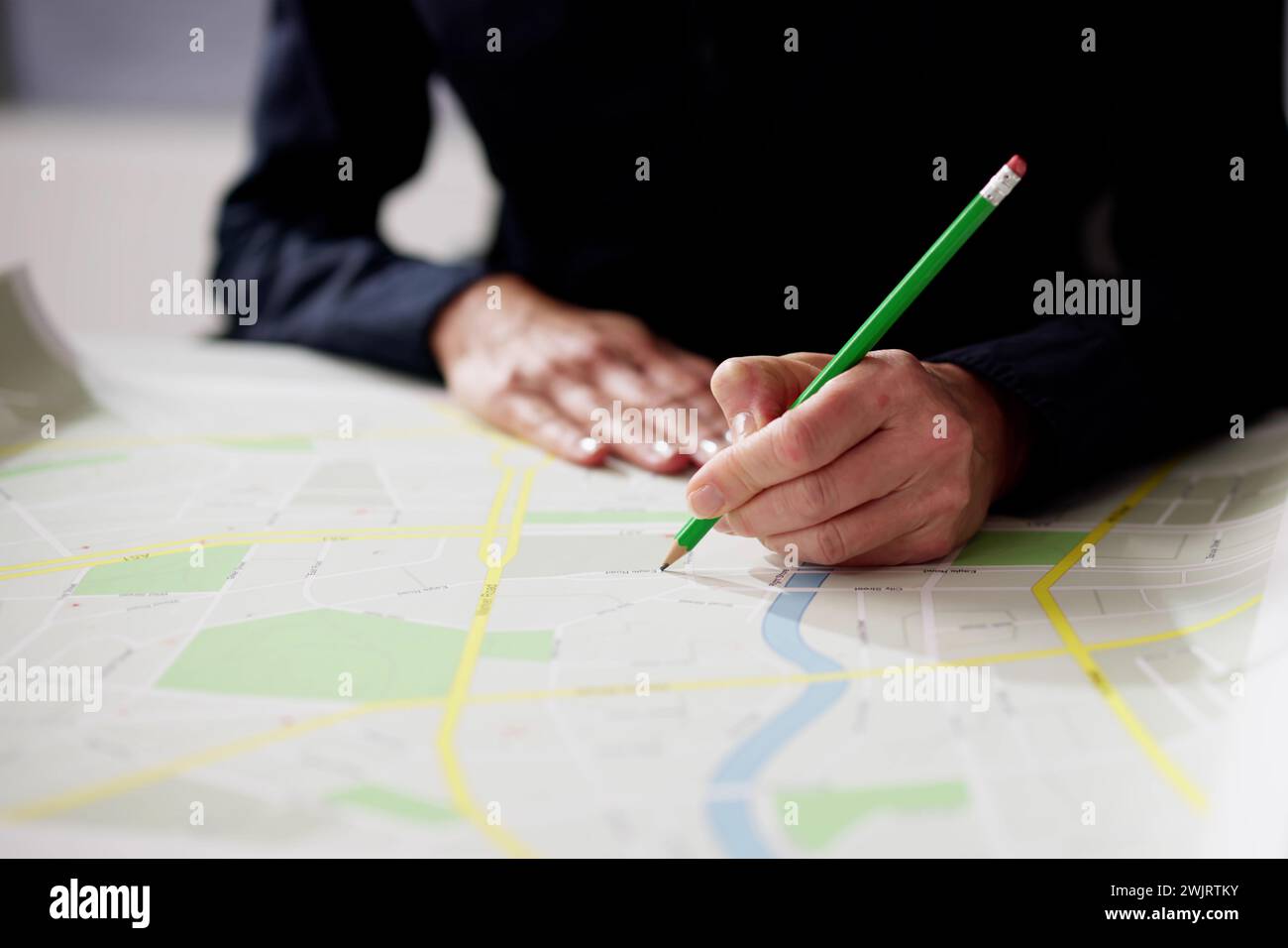 Pin for real estate map hi-res stock photography and images - Alamy