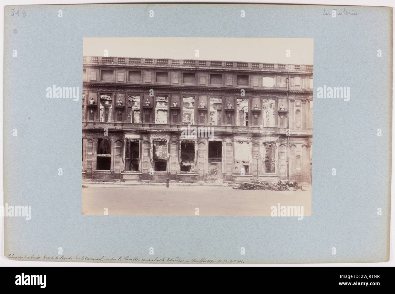 Emonts or Emonds, Pierre (n.1831-03-29-D.1912), Palais des Tuileries ...