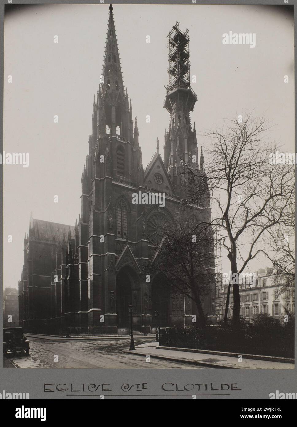 Sainte-Clotilde Church, Paris (7th arr.). 1885-1925. Photograph by Paul ...