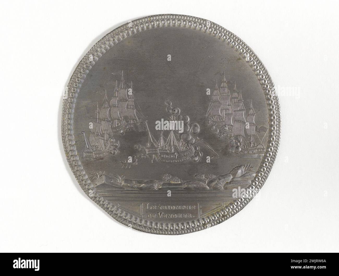 Anonymous. "The triumph of the avenger". Tin. June 1, 1794. Paris ...