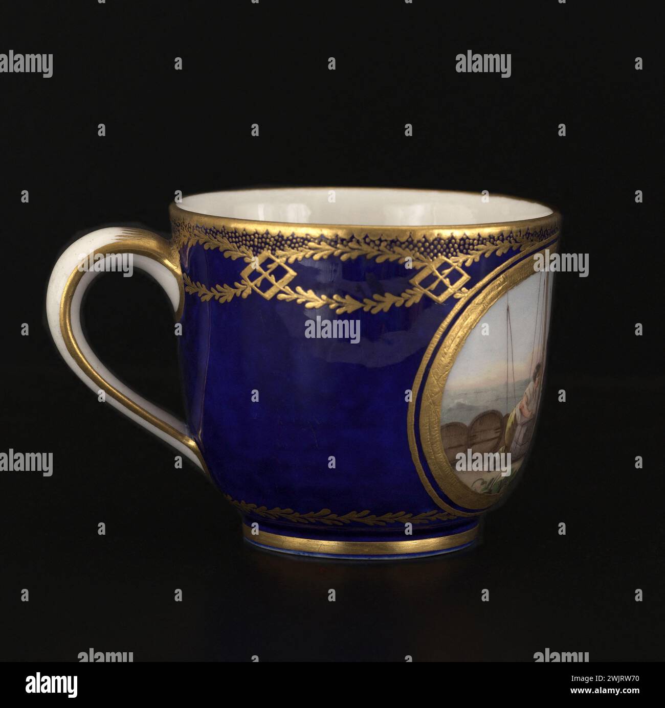 Jean-Louis Morin. Bouillard cup. Porcelain, 1765-1770. Paris, Cognacq ...