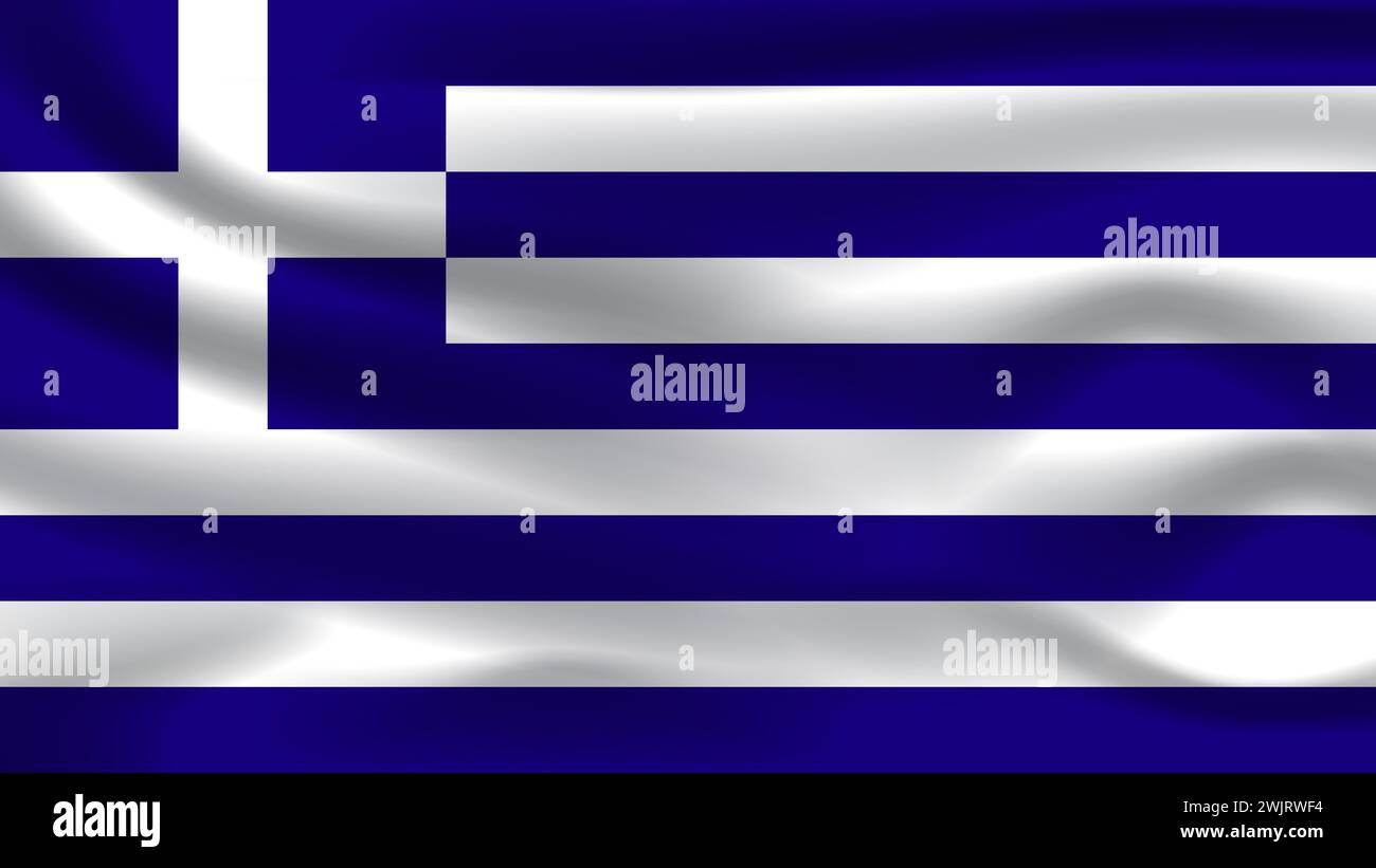 nation flag symbol of greece Stock Photo - Alamy