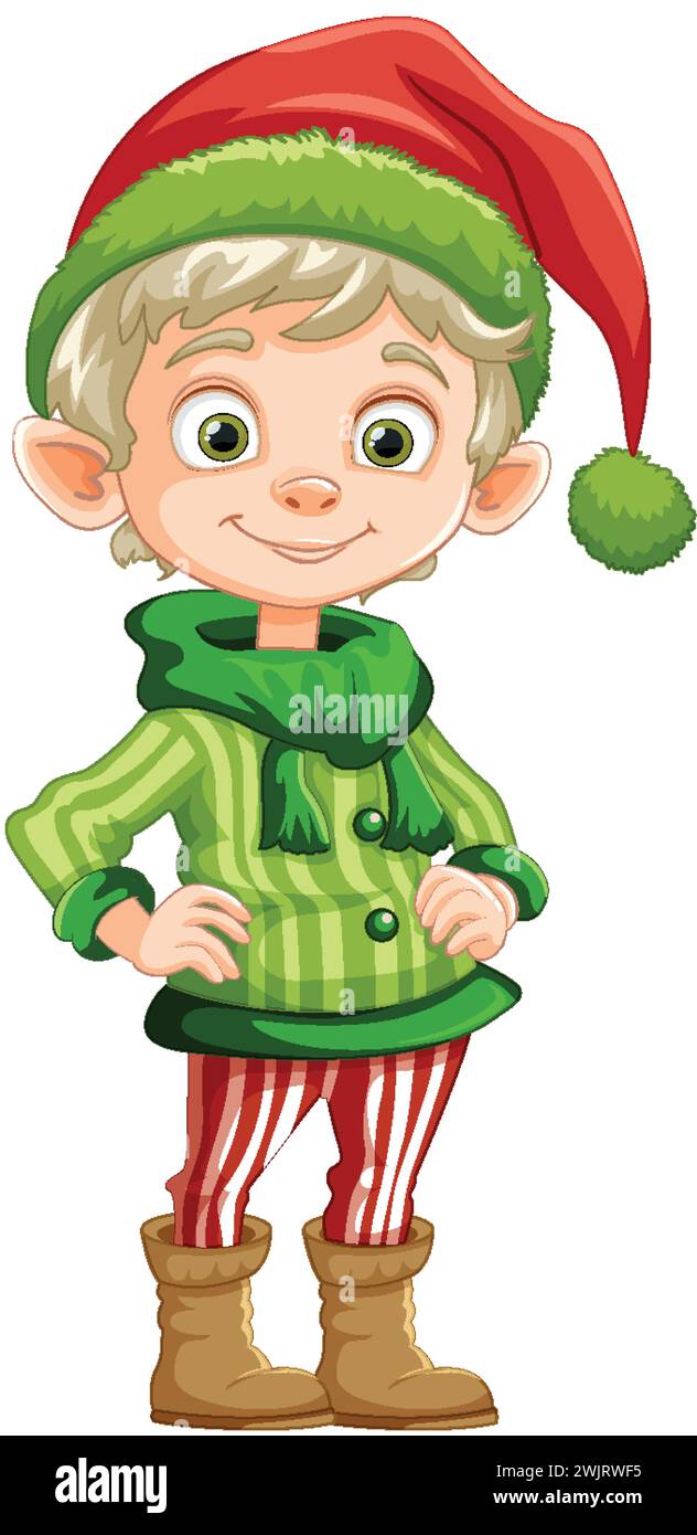 Dressed as elves Stock Vector Images - Alamy