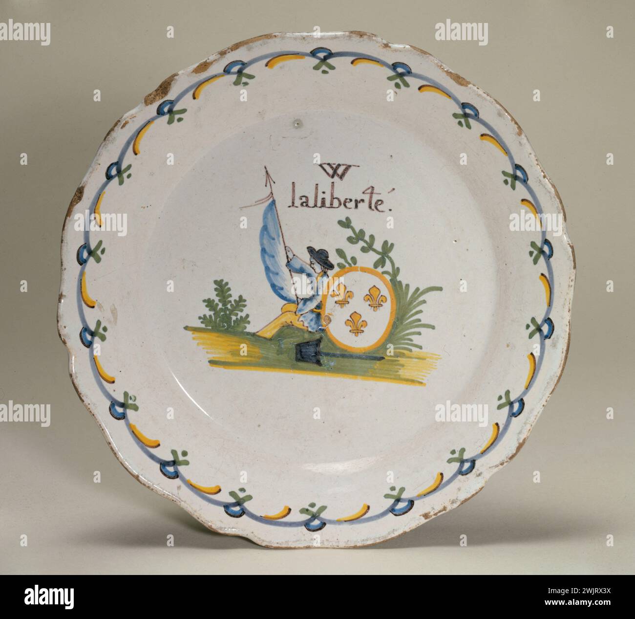 Patriotic plate ". Paris, Carnavalet museum. 35750-3 Allegory ...