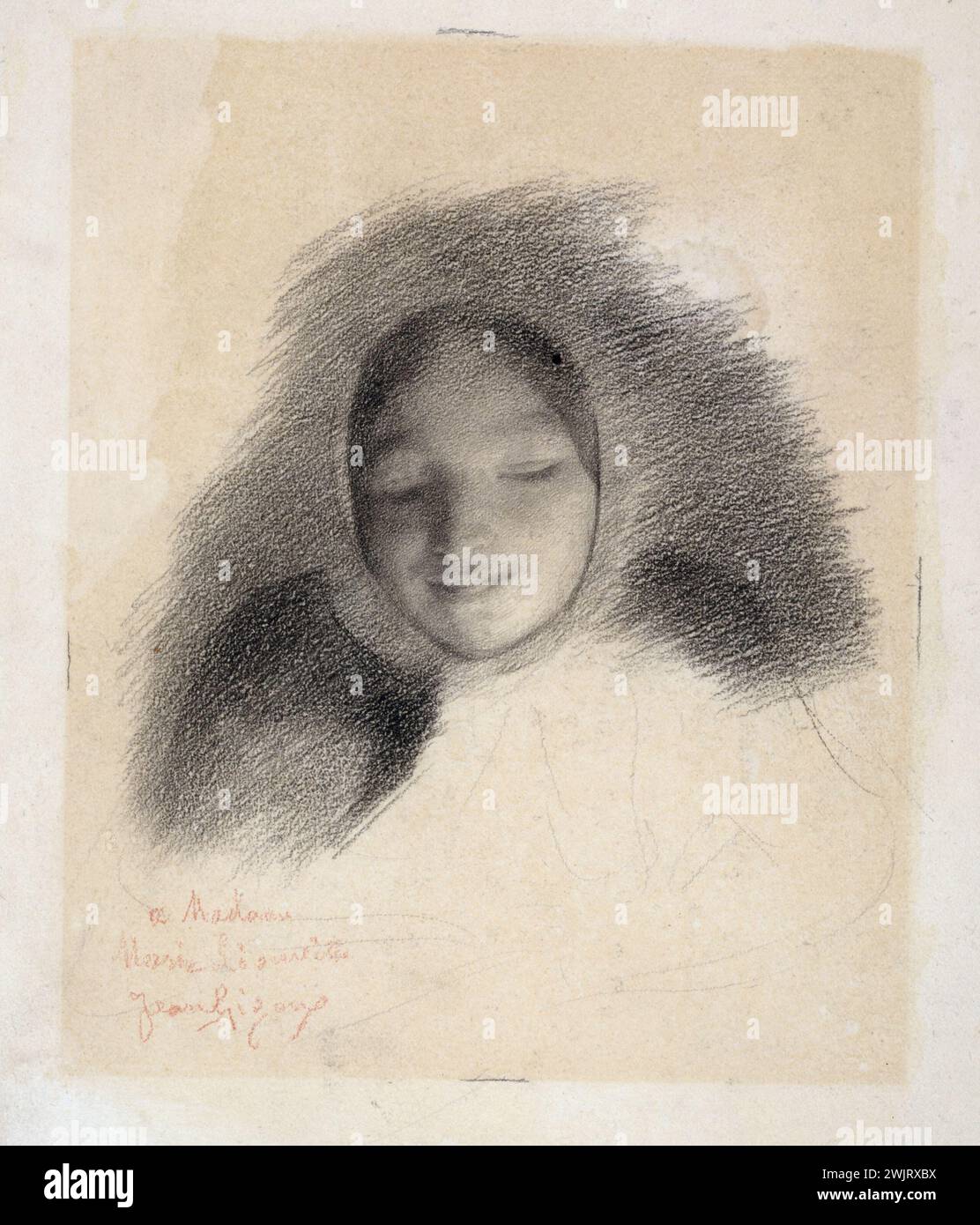 Jean Gigoux (1806-1894). "Portrait of Anna Hanska Child". Paris, Balzac ...