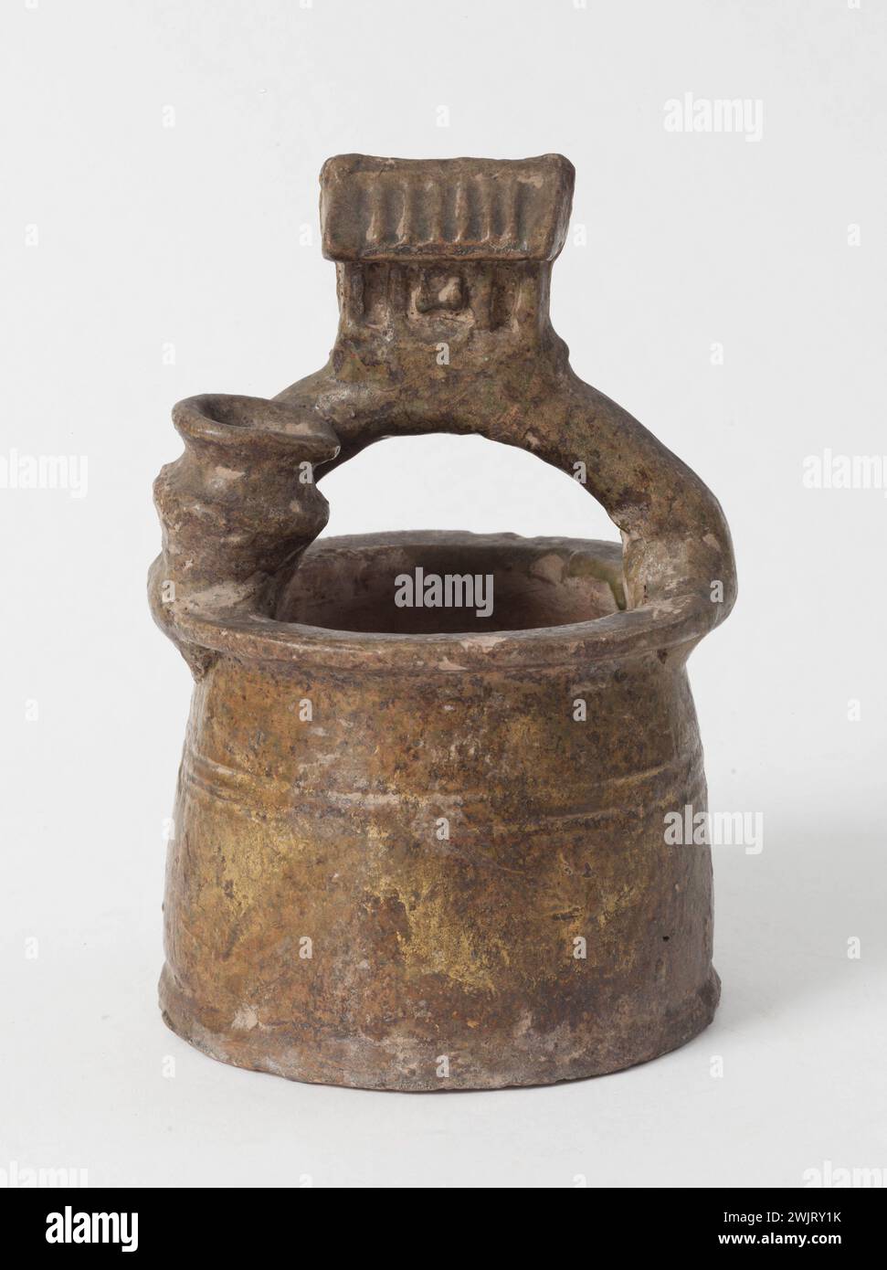 Wells ". Terracotta with green lead glaze. Han dynasty (206 BC-220 AD ...