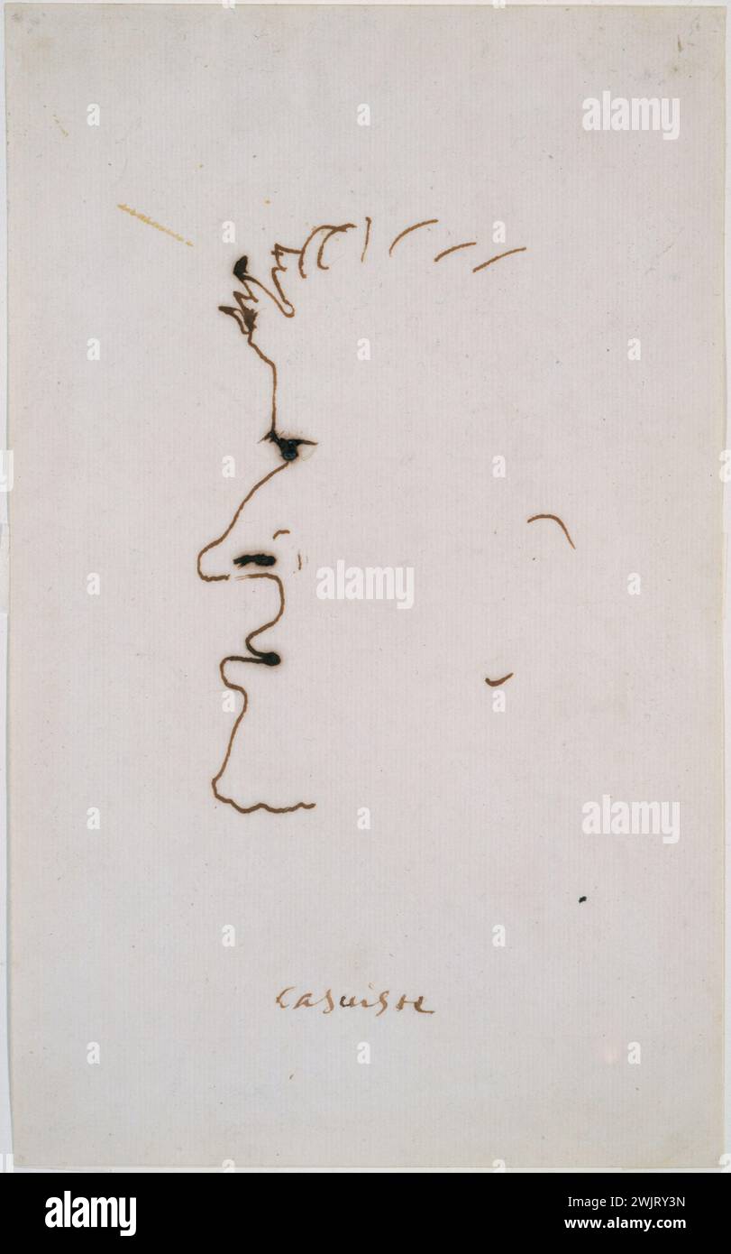 Victor Hugo (1802-1885). "The poem of the witch, series Les Judges ...