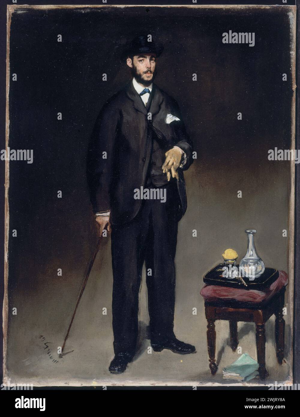 Edouard Manet (1832-1883). "Portrait of Théodore Duret" (1838-1929 ...