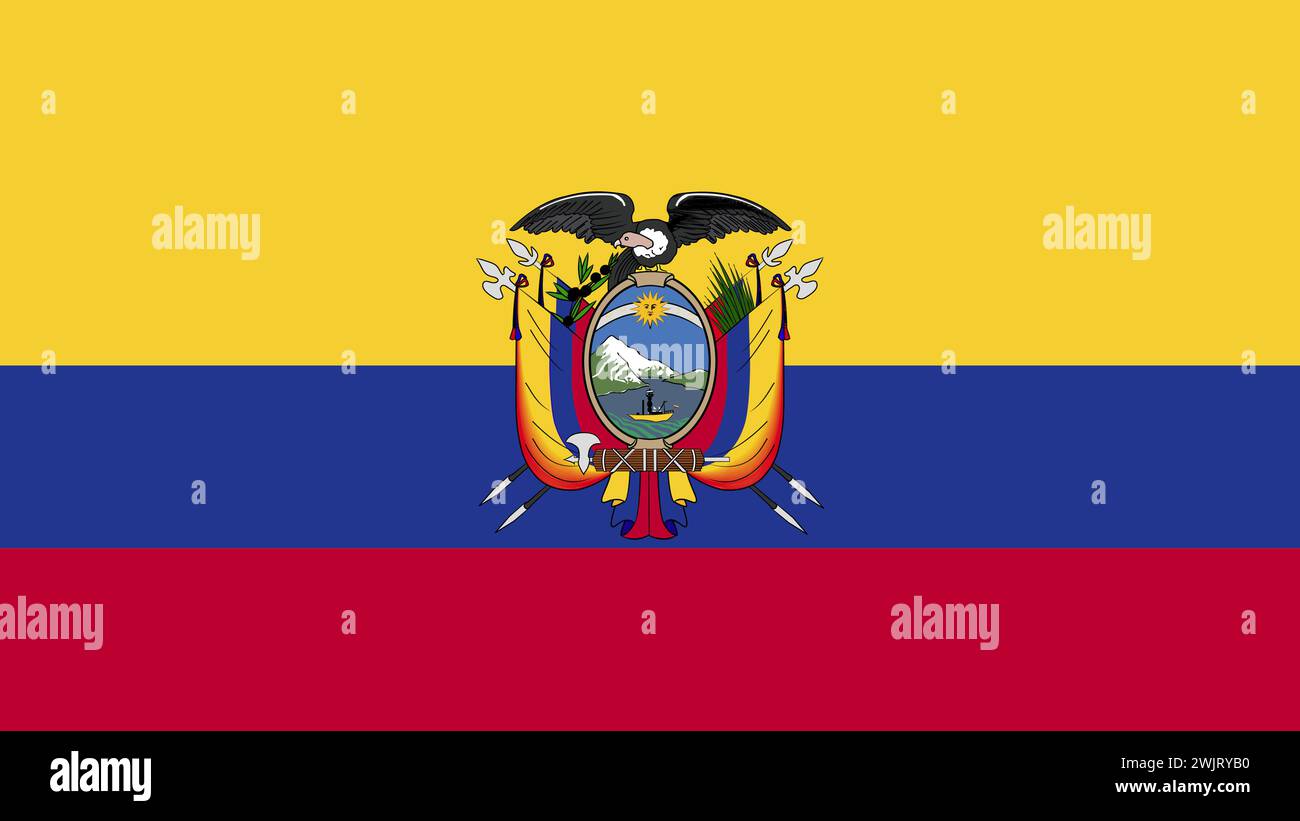 art illustration design concept symbol flag sign nation of ecuador ...