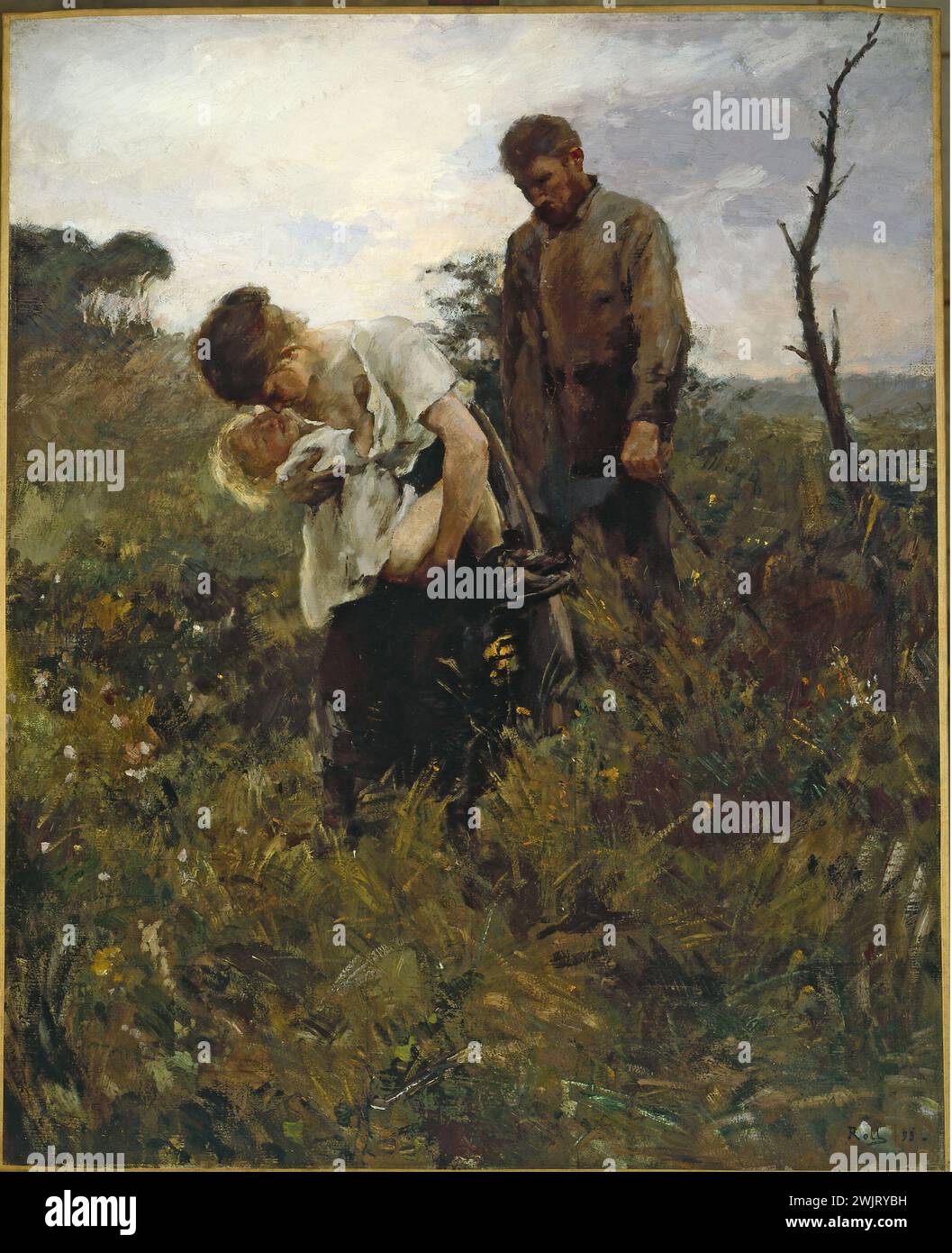 Alfred Philippe Roll (1846-1919). "Exodus". Museum of Fine Arts of the ...