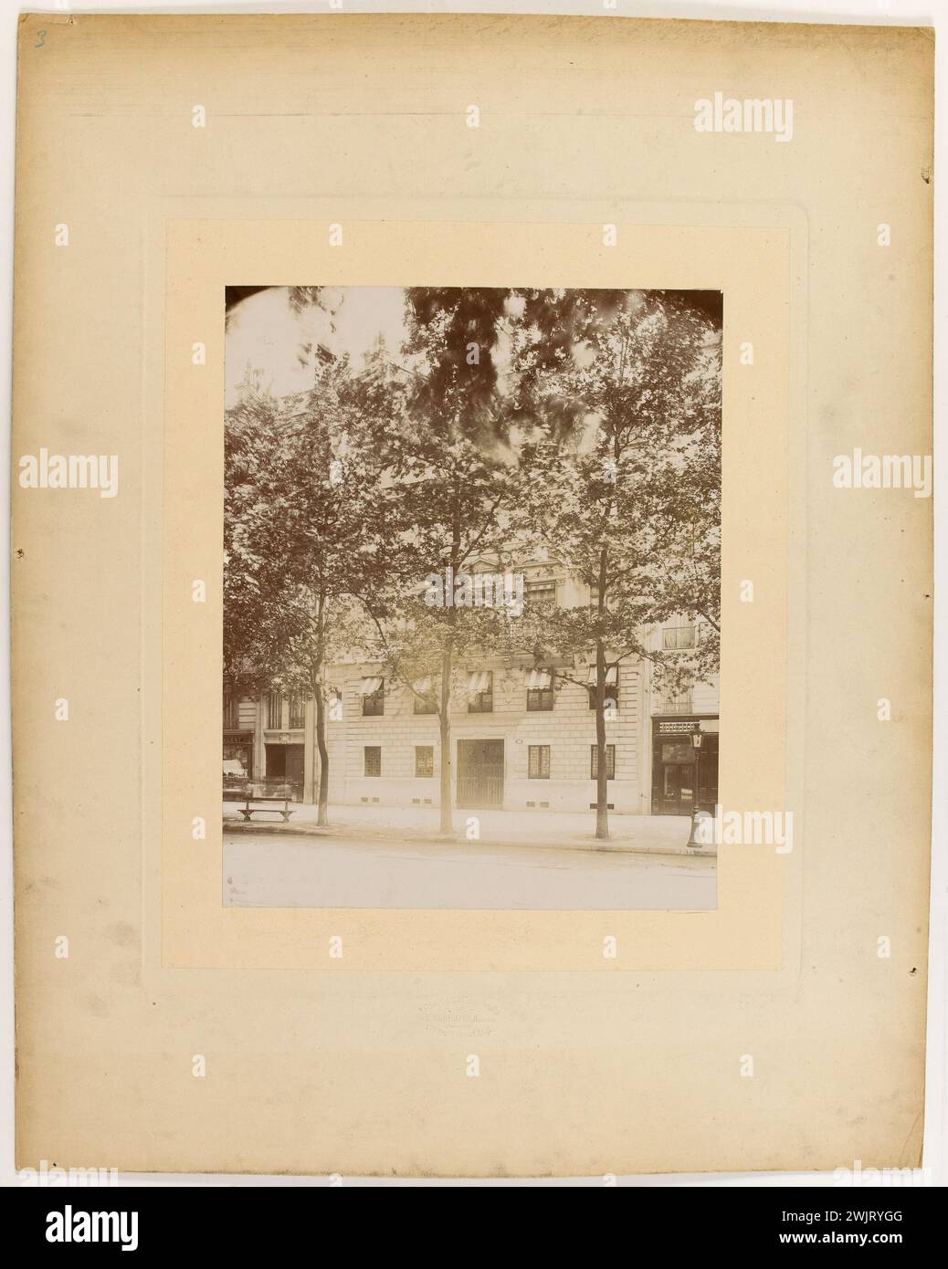 Building facade, Paris?. Photograph by F. Thuillier. Paris, Carnavalet ...