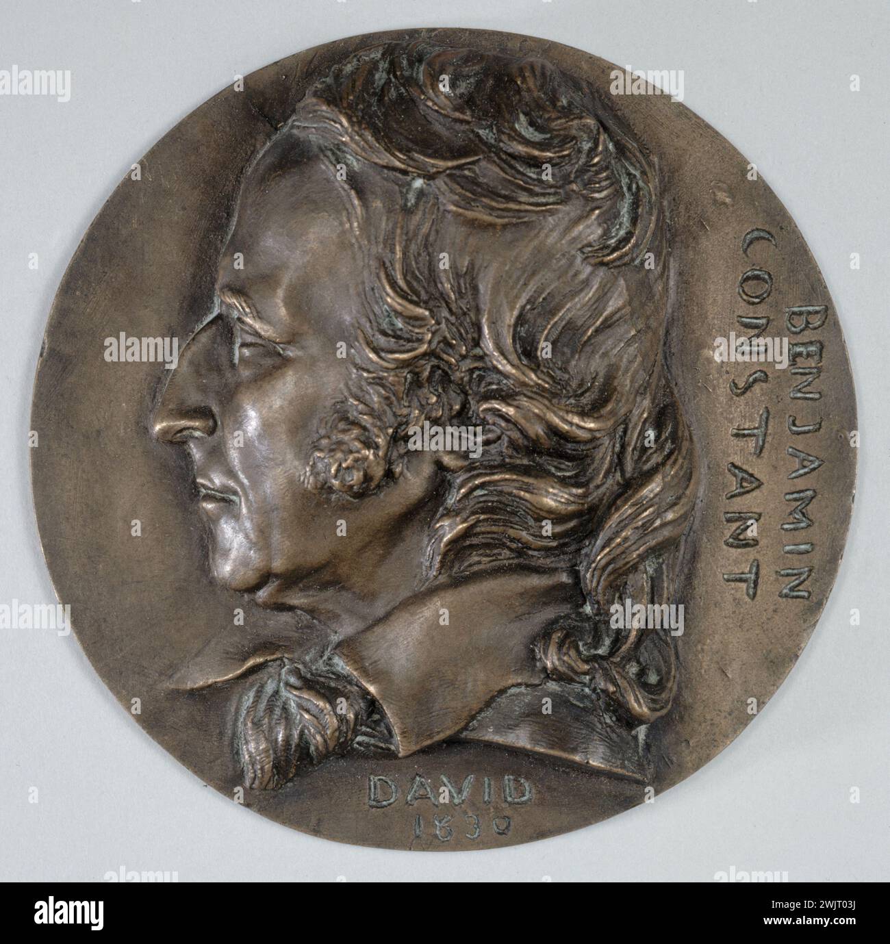 Pierre-Jean David d'Angers (1788-1856). "Benjamin Constant". Paris, Carnavalet museum. 33478-3 ...