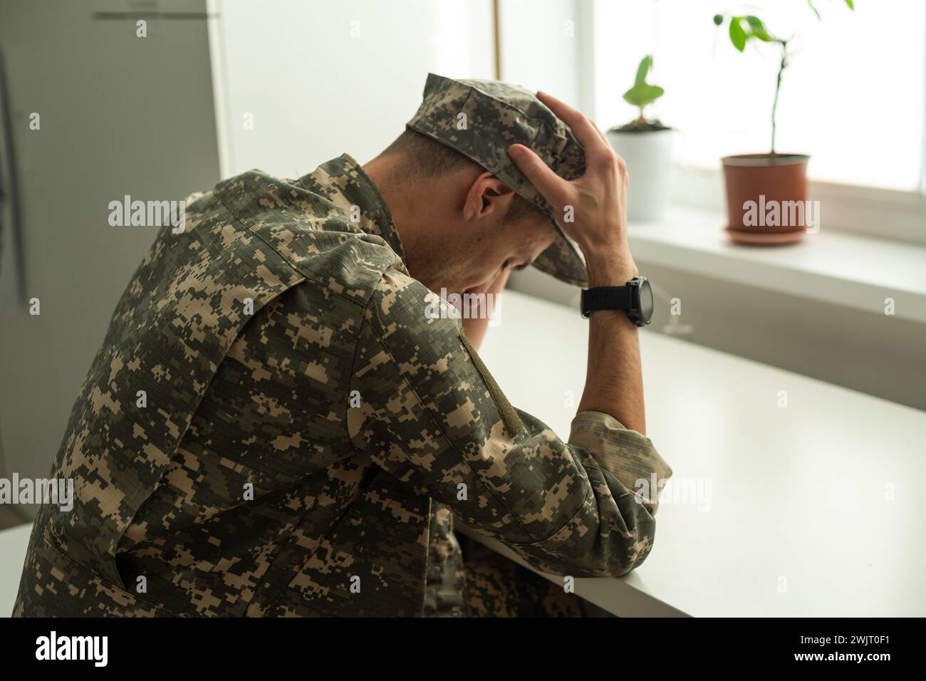 Depressed Soldier Picture
