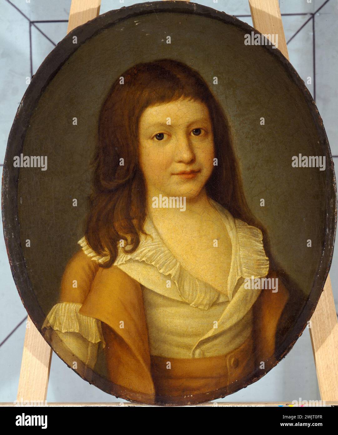 Presumed portrait of Louis XVII ". Paris, Carnavalet museum. 35143-16 ...