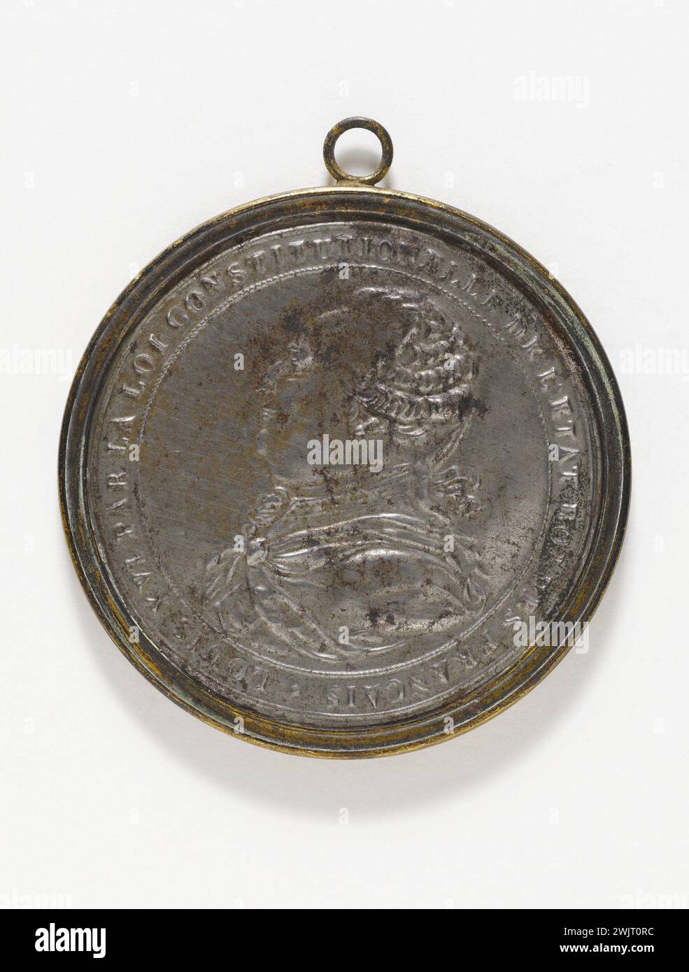 Anonymous. "Louis XVI". Tin. 1791. Paris, Carnavalet museum. Bust of ...