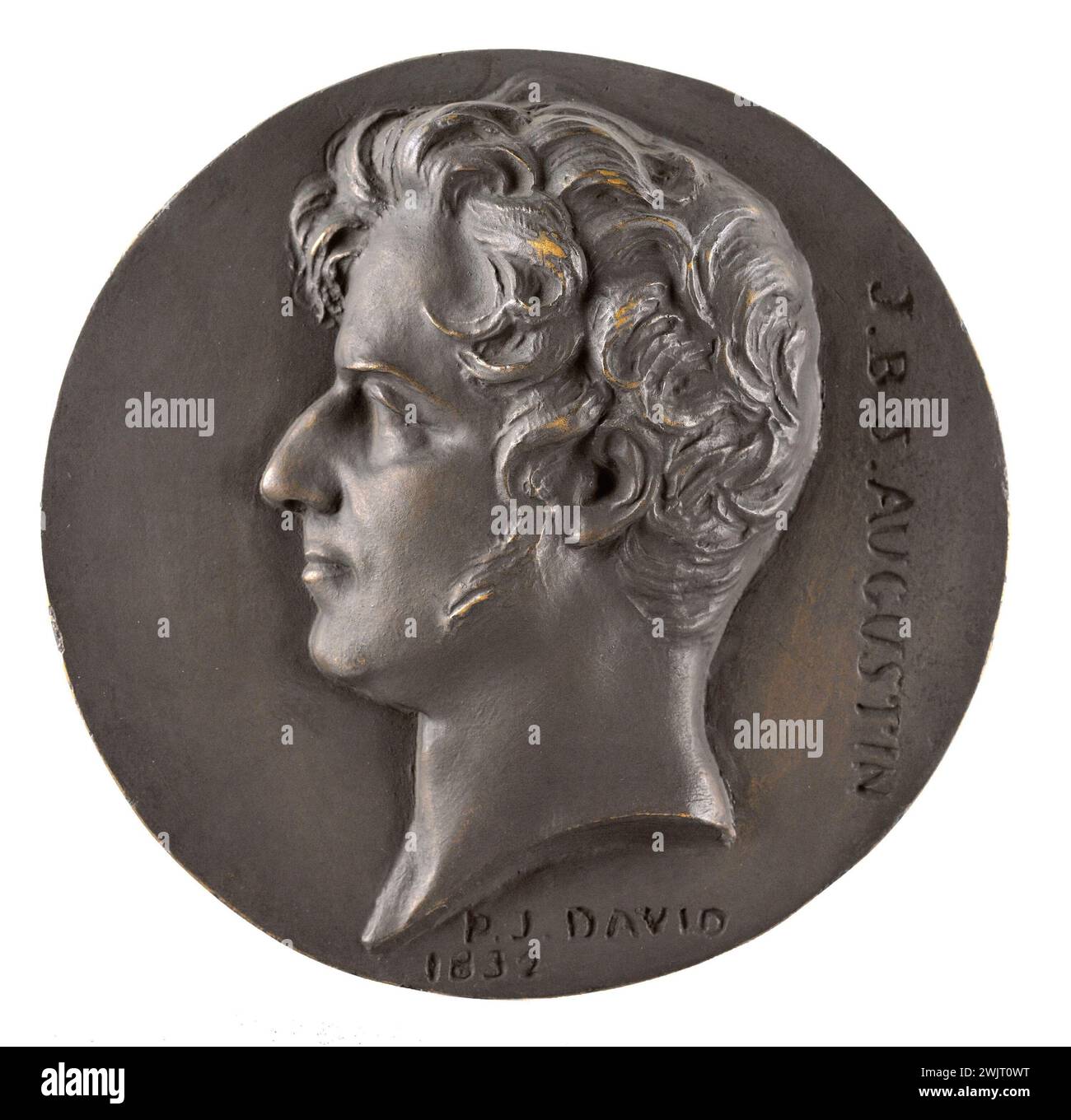 David d'Angers (1788-1856). Portrait of Jean-Baptiste-Jacques Augustin (1759-1832), French ...