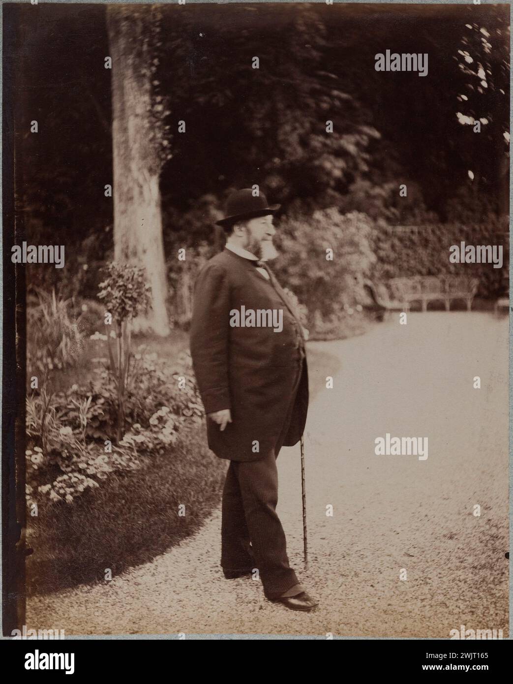 Cain family album, page 26: unidentified character. 1880-1900. Paris ...
