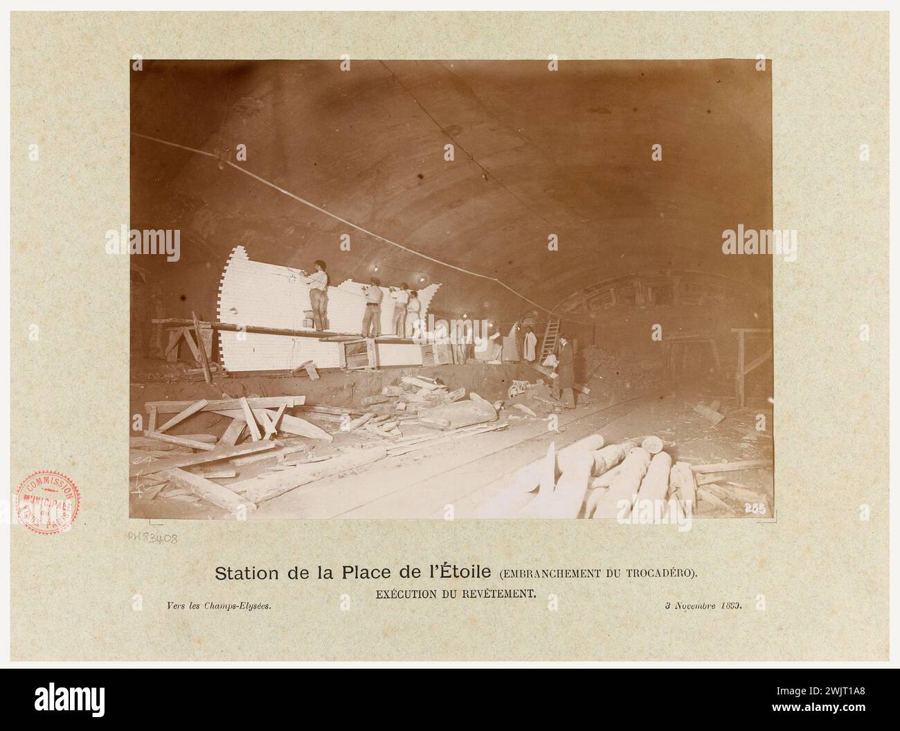 Maindron, Charles. Construction / of the Metropolitan / Municipal ...