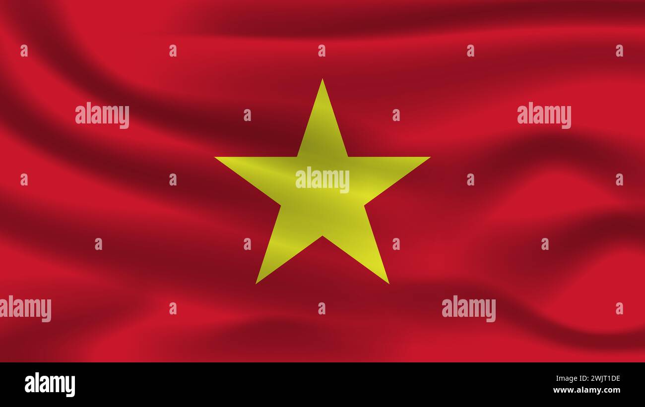 nation flag symbol of vietnam Stock Photo - Alamy