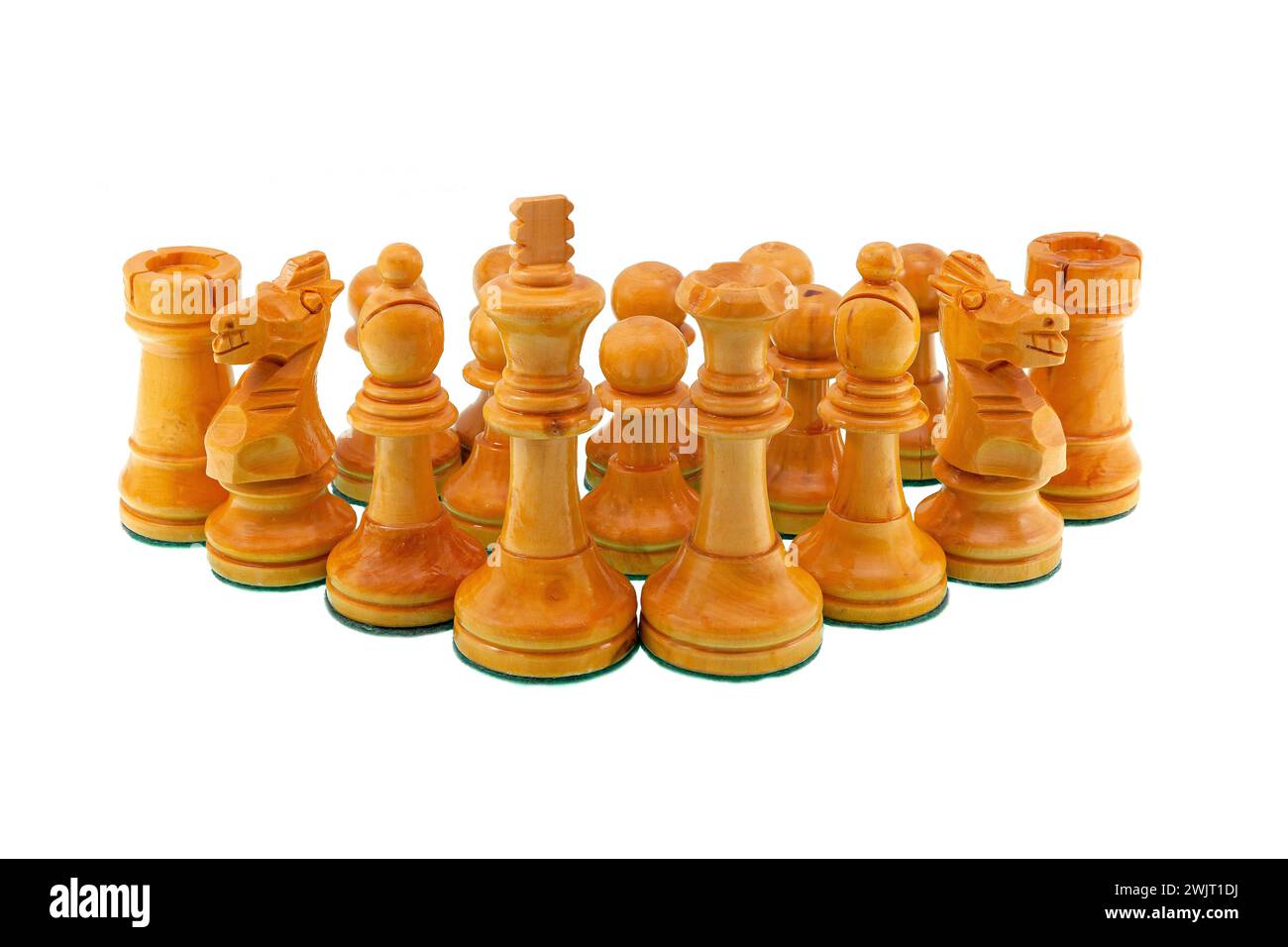 All white chess pieces in close formation Stock Photo - Alamy