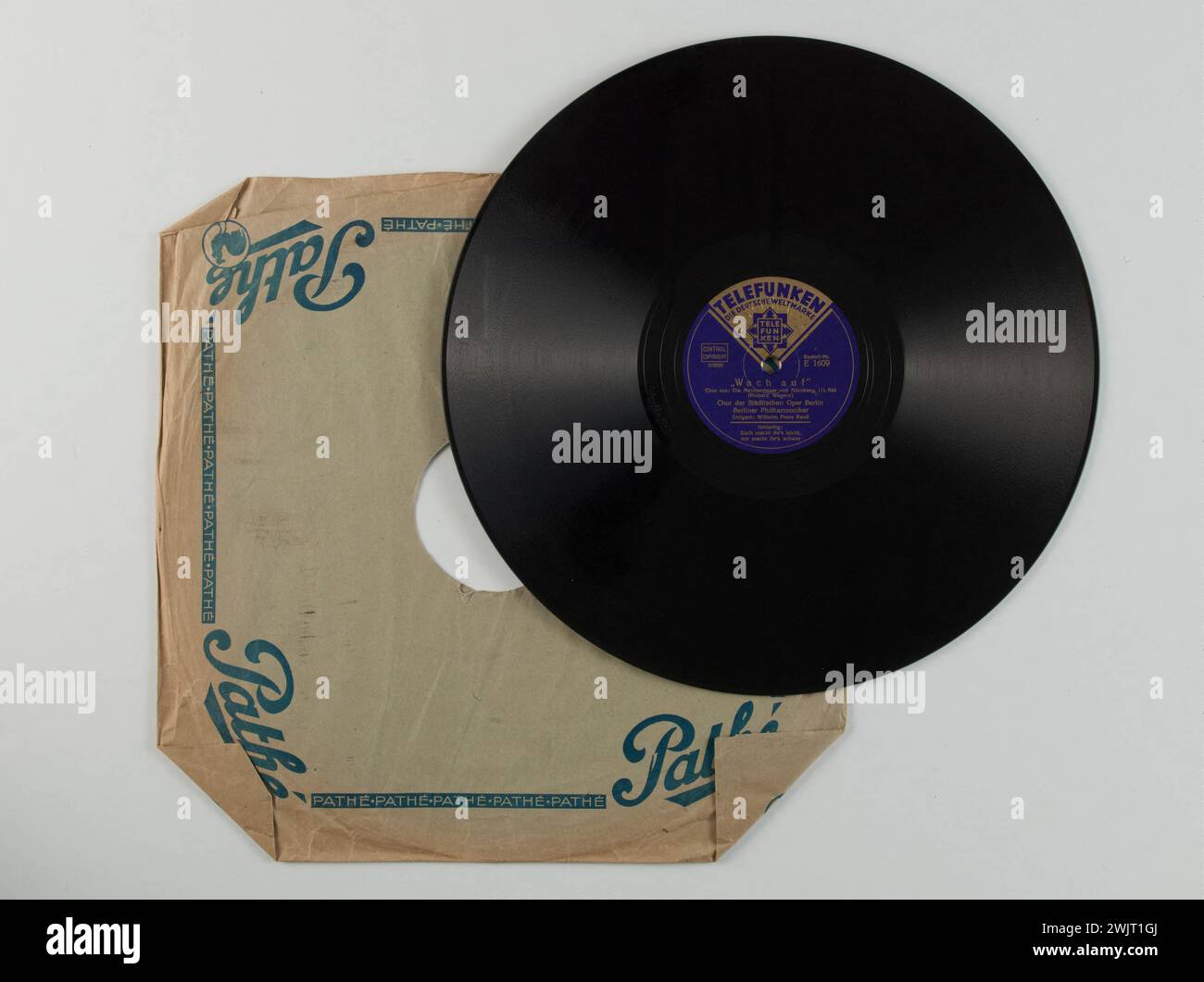 Wagner disc. Telefunken label. General Leclerc Museum of Hauteclocque ...