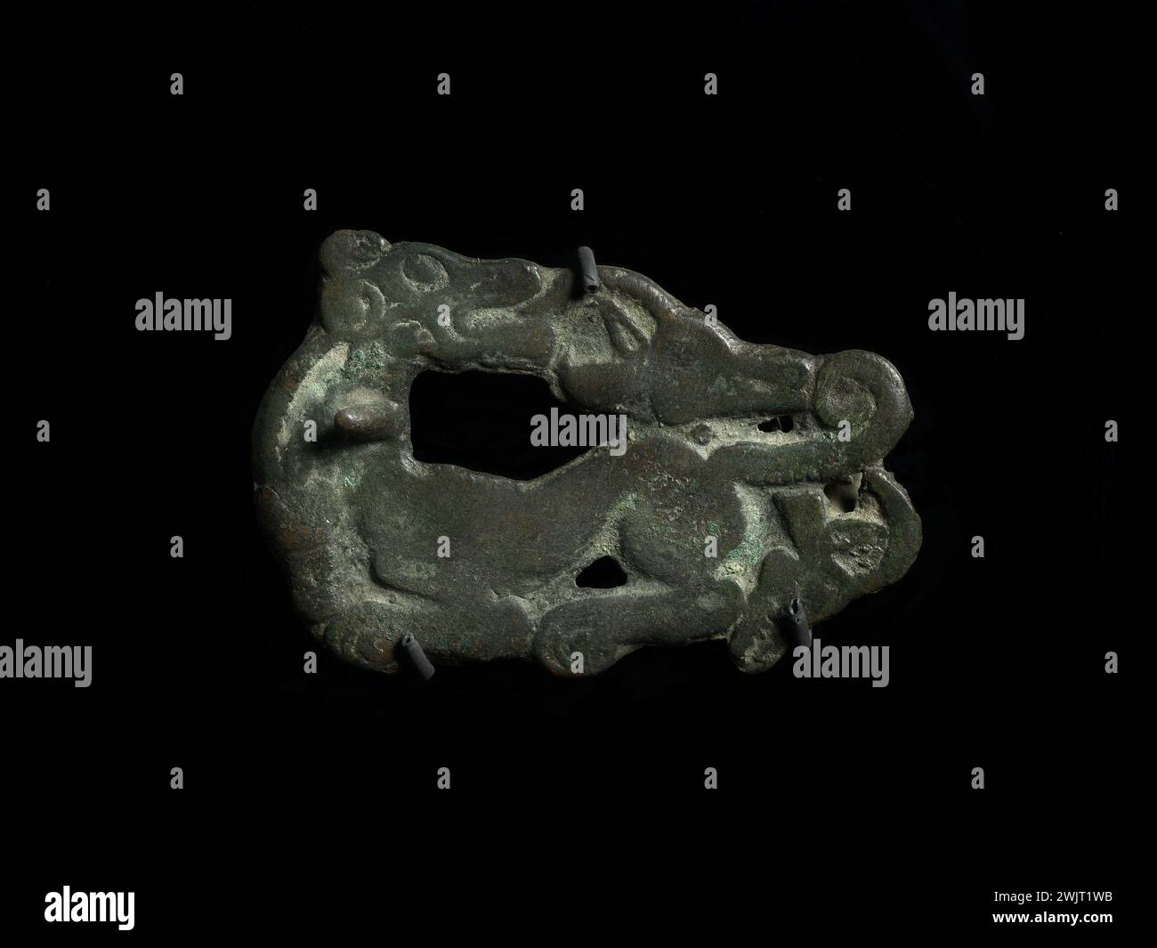 Part of the loop. Deer devoured by a tiger. Ordos. 5th -th centuries BC ...