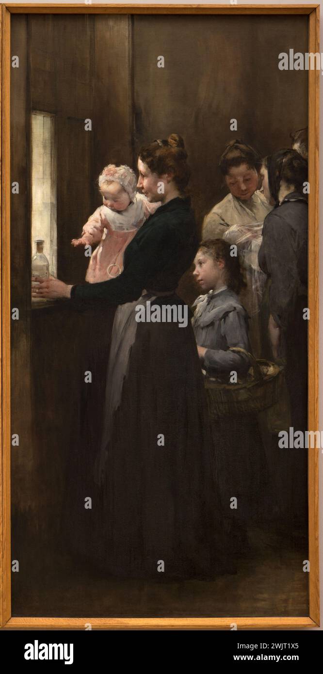 Jean Geoffroy (1853-1924). "The work of the drop of milk at the ...