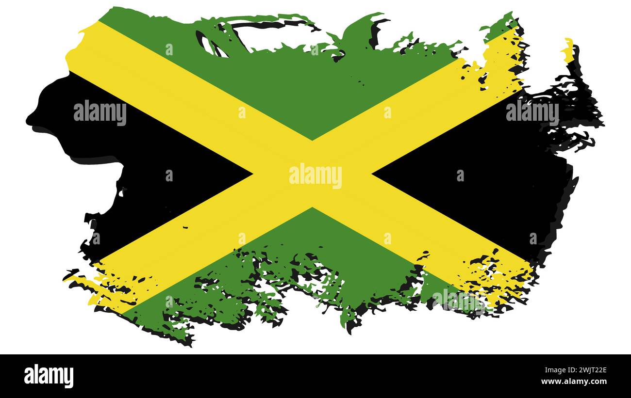Art Illustration design nation flag sign symbol country of Jamaica ...