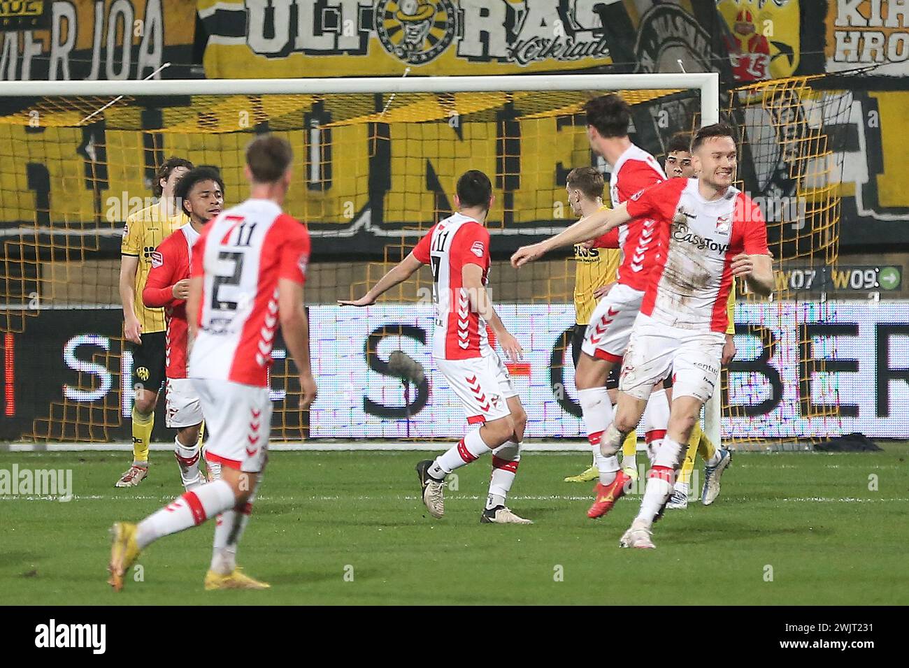 KERKRADE, Netherlands. 16th Feb, 2024. football, Dutch Keuken Kampioen ...