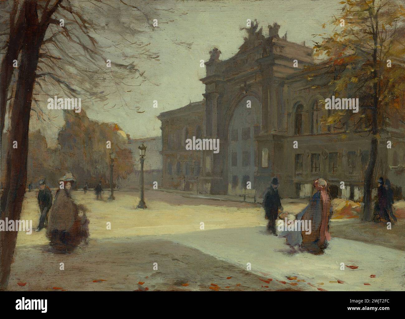 Eugène Tricoulet. "The Palais de l'Industrie, 1899 '. Wood oil. Paris ...