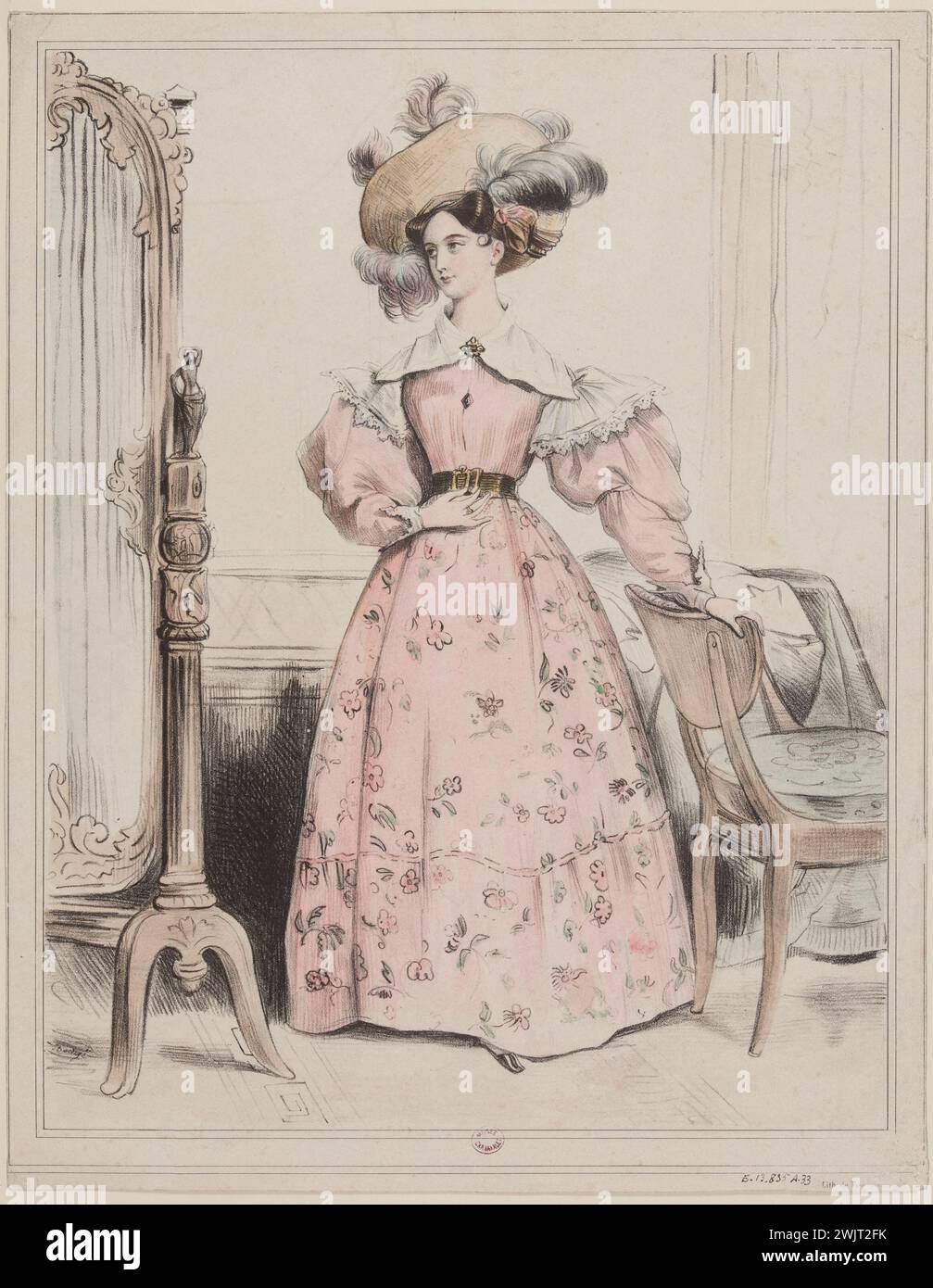 Achille Devéria 1800 1857 French Engraver And Antoine Adolphe