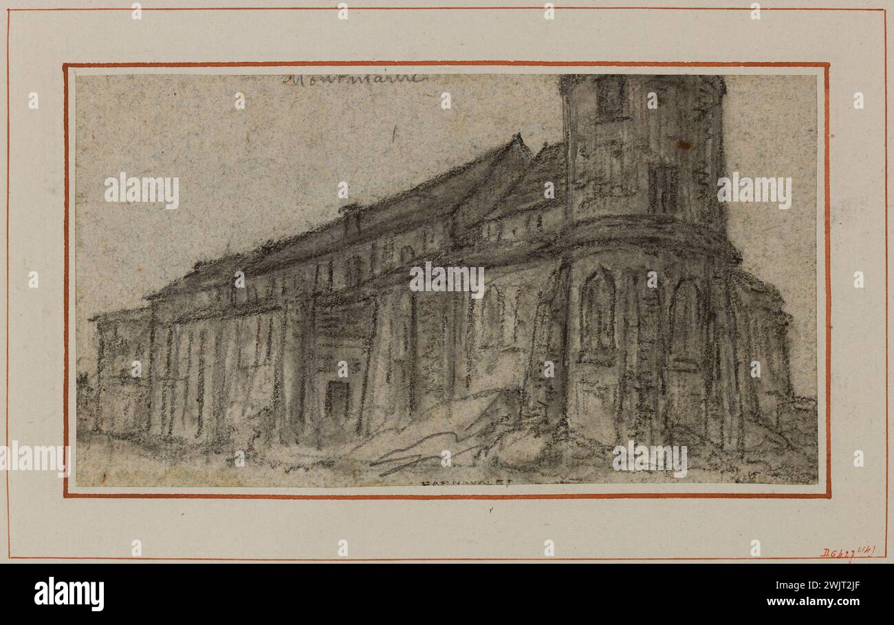 Georges Michel (1763-1843). "Collection of drawings: Montmartre", Paris ...