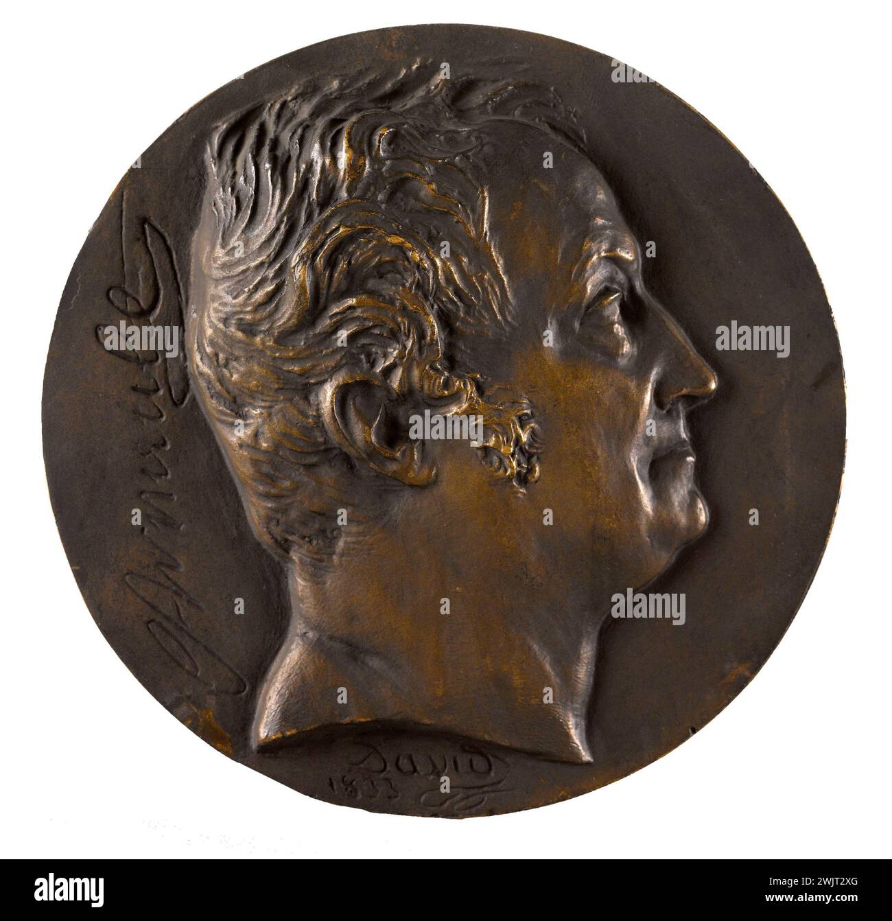 David d'Angers (1788-1856). Portrait of Antoine-Vincent Arnault (1766 ...