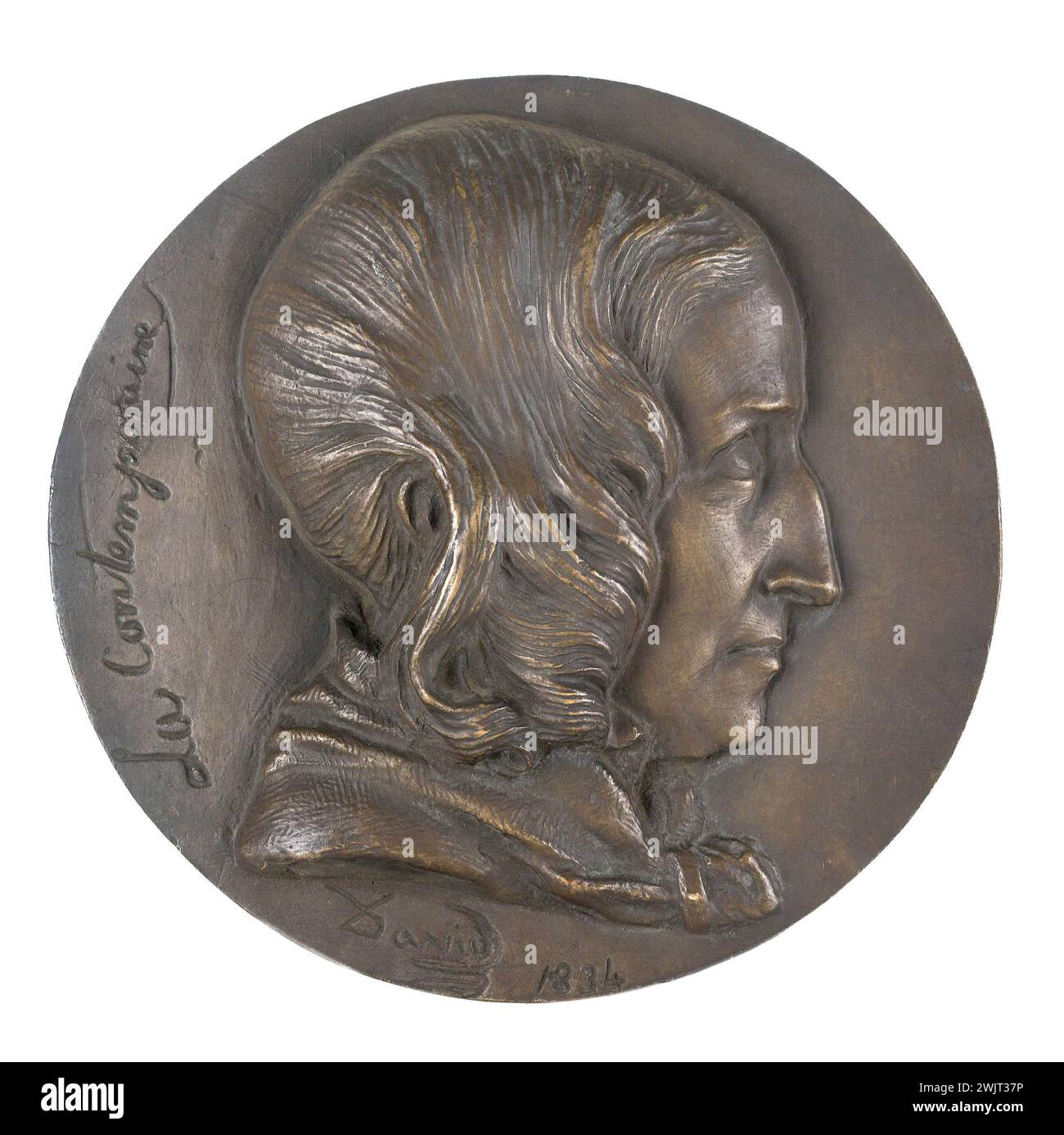 David d'Angers (1788-1856). Portrait of Ida Saint-Elme (1766-1845 ...