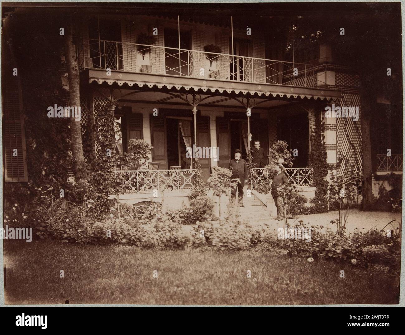 Cain family album, page 20: house; place not determined. 1880-1900 ...