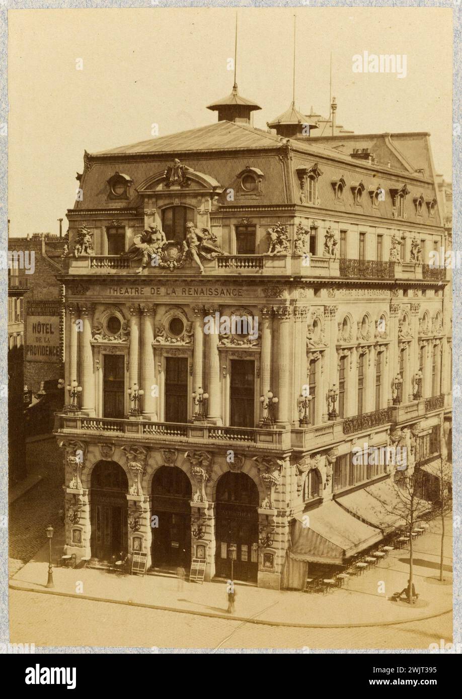 Facade of the Saint-Martin theater. Paris (10th arr.). Anonymous ...