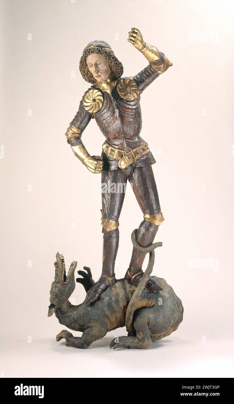 Saint Georges (late 15th century) ". Polychrome wood. Museum of Fine ...