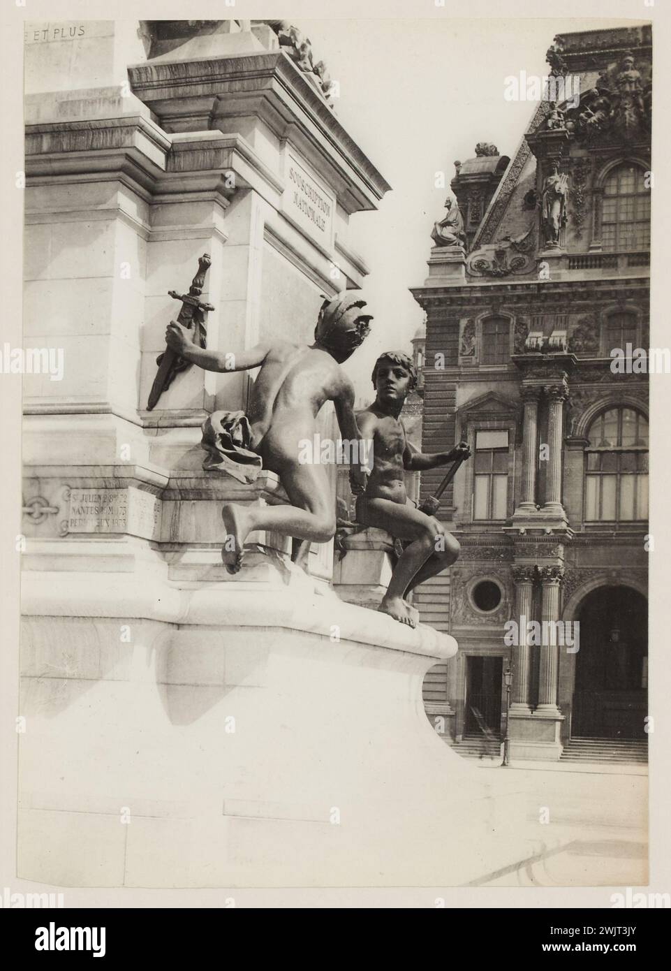 Blancard, Hippolyte (1843 - D.1924), Pedestal statues of the monument ...