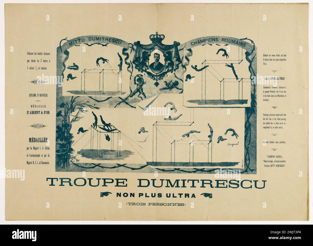 Circus poster 19th century hi-res stock photography and images - Alamy