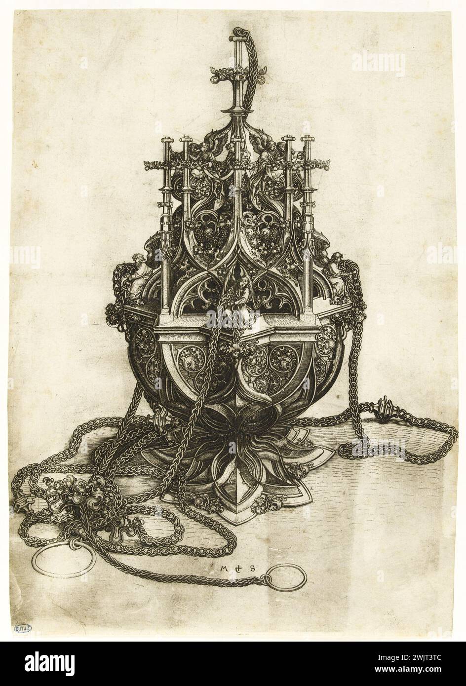 Martin Schonguer (around 1450-1495). The censer (BARTSCH 107 ...
