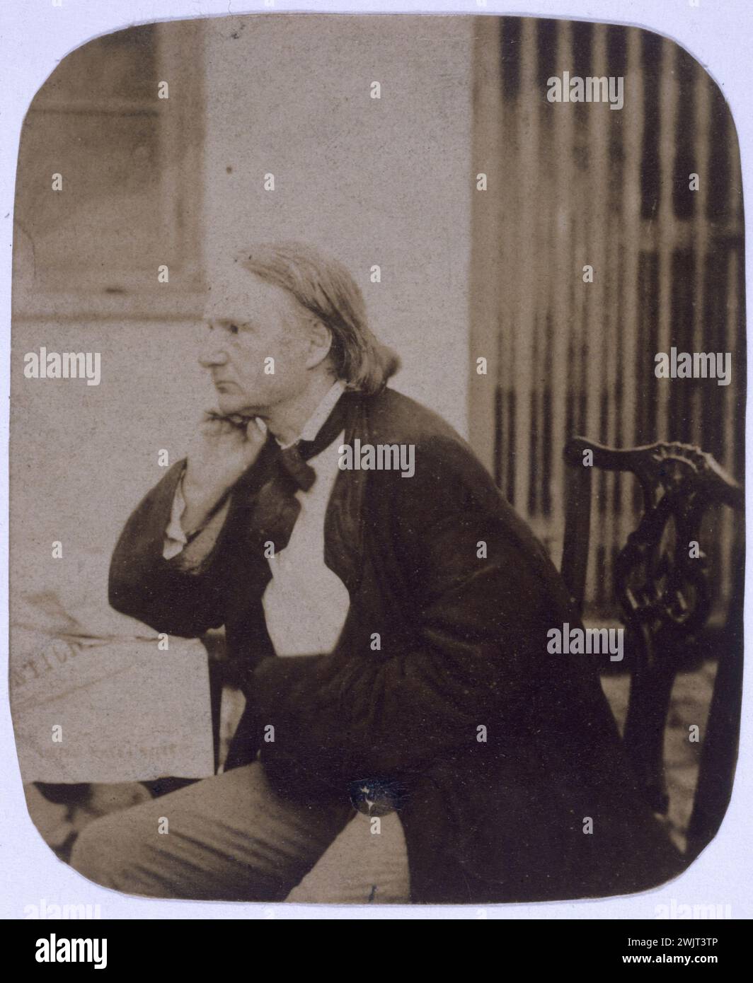 Victor Hugo in Jersey. Photograph by Charles Hugo (1826-1871), 1853 ...